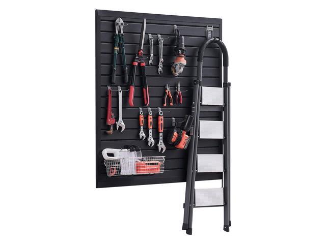 Click here for 4 x 4 ft Slat Wall Paneling PVC Black Garage Slatw... prices