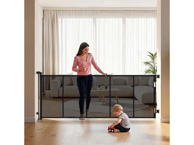 Click here for VEVOR Retractable Baby Gate Mesh Dog Gate 122 inch... prices