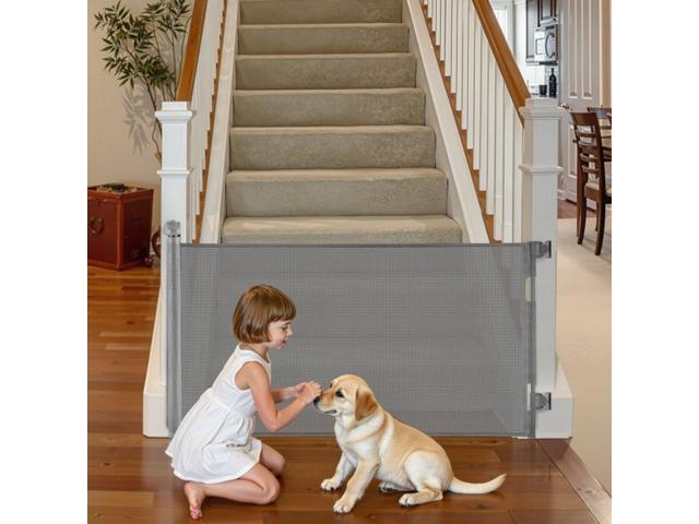Click here for VEVOR Retractable Baby Gate Mesh Dog Gate 56.3 inc... prices