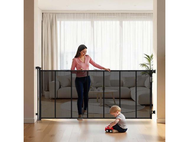 Click here for VEVOR Retractable Baby Gate Mesh Dog Gate 120 inch... prices