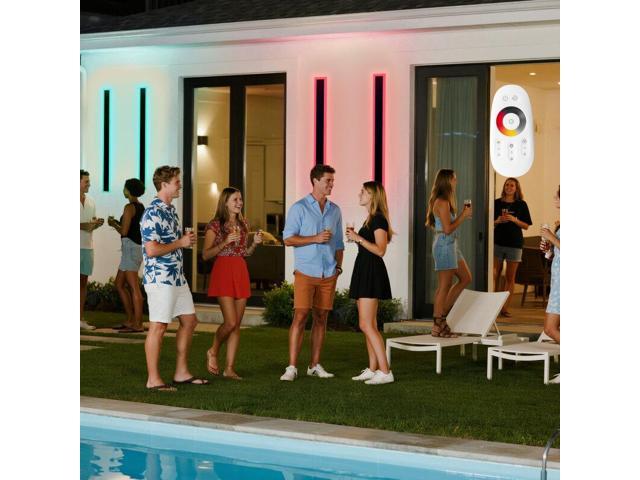 Click here for VEVOR Outdoor Wall Lights 2Pcs 39.4 in Long RGB Di... prices