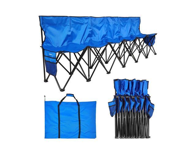 Click here for VEVOR Folding Chair Sport 6 Seat Sideline Team Ben... prices