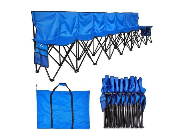 Click here for VEVOR Folding Chair Sport 8 Seat Sideline Team Ben... prices