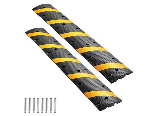 Click here for VEVOR 6FT Rubber Speed Bump 2 Pack Heavy Duty Spee... prices