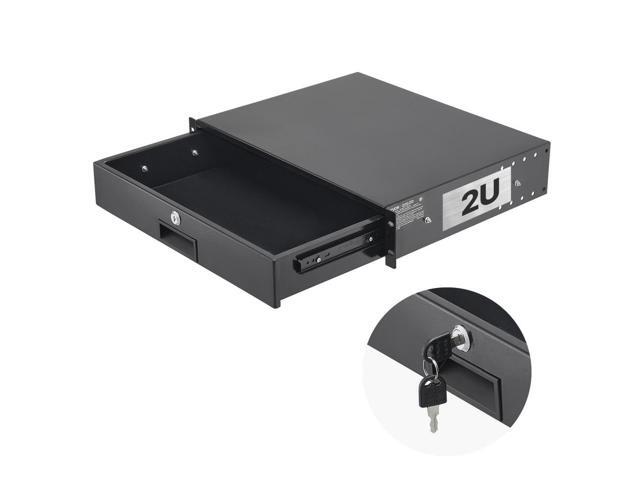 Click here for VEVOR 2U Rack Mount Drawer 50 lbs Lockable Drawer... prices