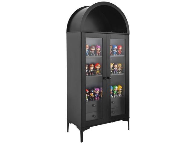 Click here for VEVOR Arched Display Cabinet with Glass Doors 70 i... prices