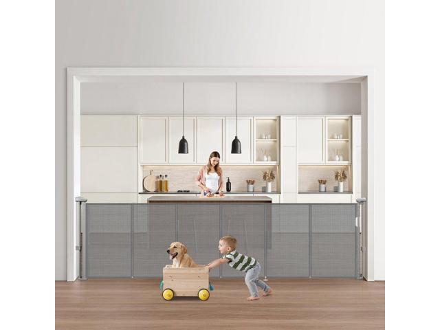 Click here for Retractable Baby Gate 34 in Tall Extend to 110 in... prices