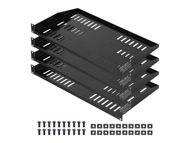 Click here for VEVOR 1U Server Rack Shelf 4 PCS 10 in Depth Vente... prices