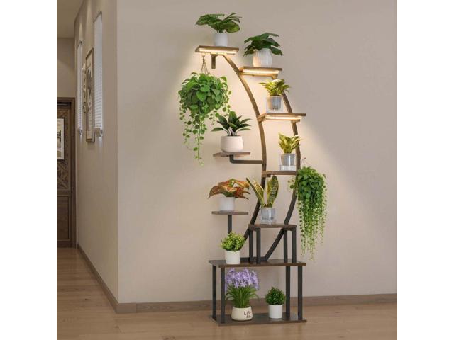 Click here for VEVOR Plant Stand Indoor with Grow Lights 63 Tall... prices