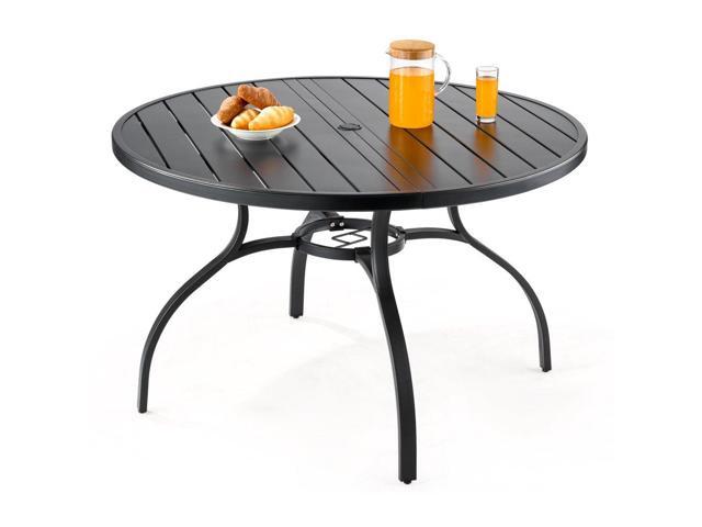 Click here for VEVOR Outdoor Patio Dining Table Round Metal Steel... prices