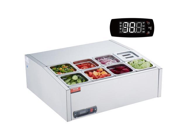 Click here for VEVOR Refrigerated Condiment Prep Station  140 W C... prices