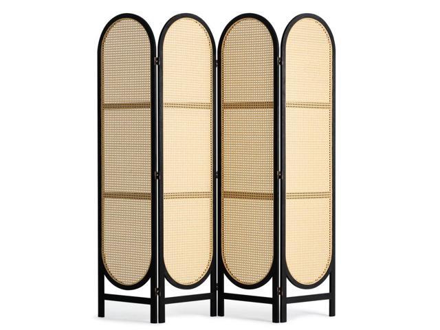 Click here for VEVOR 4 Panel Room Divider  Hand-Woven Rattan Fold... prices