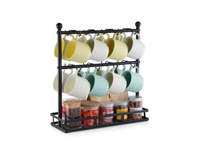 Click here for VEVOR Coffee Mug Holder for Countertop  16 Hooks C... prices