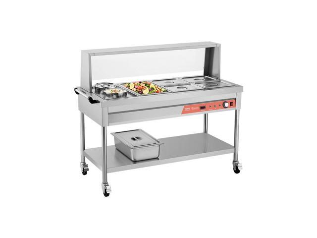 Click here for VEVOR Commercial Food Warmer  5 Pans + 2 Pots Elec... prices
