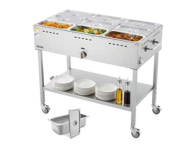 Click here for VEVOR 9-Pan Commercial Propane Steam Table  LP Gas... prices