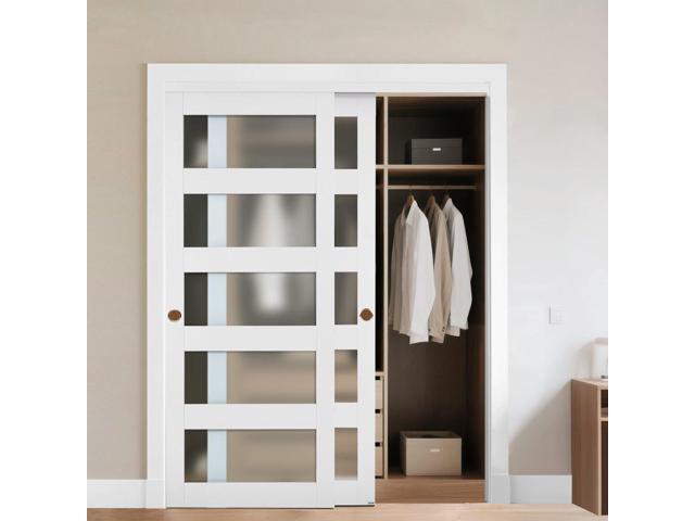 Click here for VEVOR Sliding Closet Door  60 (Double 31) x 80  5-... prices