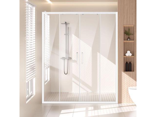 Click here for VEVOR Semi-frameless Shower Door  57.8-59 W x 70 H... prices