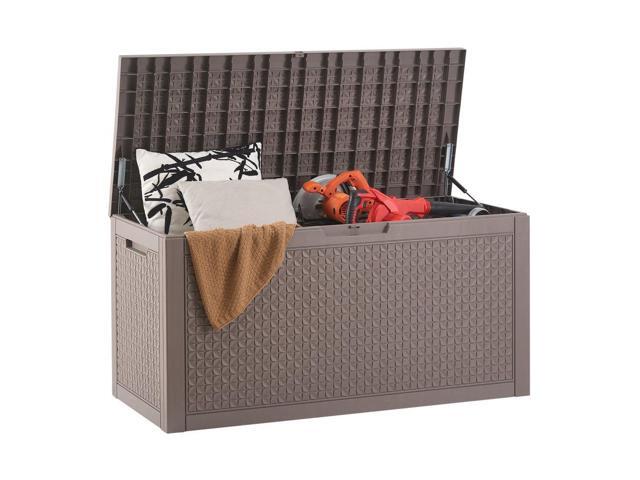 Click here for VEVOR Outdoor Storage Box  100 Gallon Resin Deck B... prices