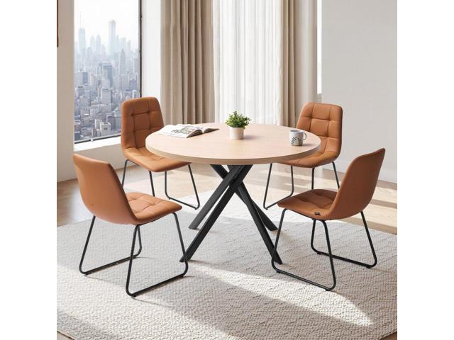 Click here for VEVOR 5-Piece Dining Table Set  Space-Saving Round... prices