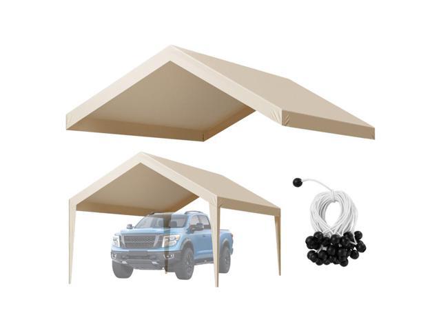 Click here for VEVOR Carport Replacement Canopy  12 x 20 ft Potab... prices