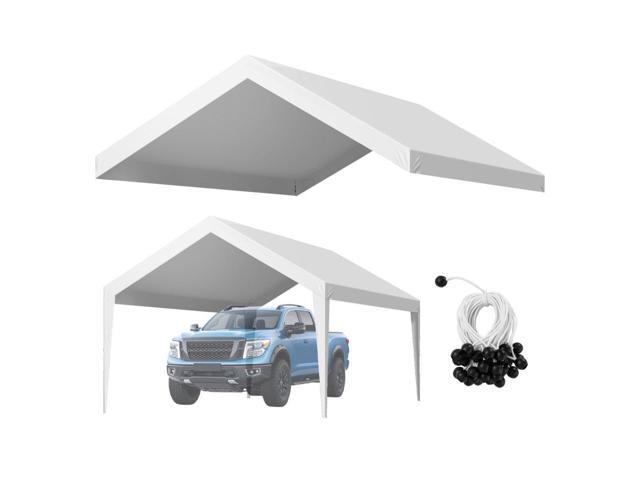 Click here for VEVOR Carport Replacement Canopy  12 x 20 ft Potab... prices