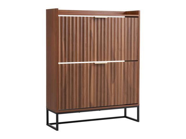 Click here for VEVOR Shoe Cabinet with 2 Flip Drawers  Mid-Centur... prices