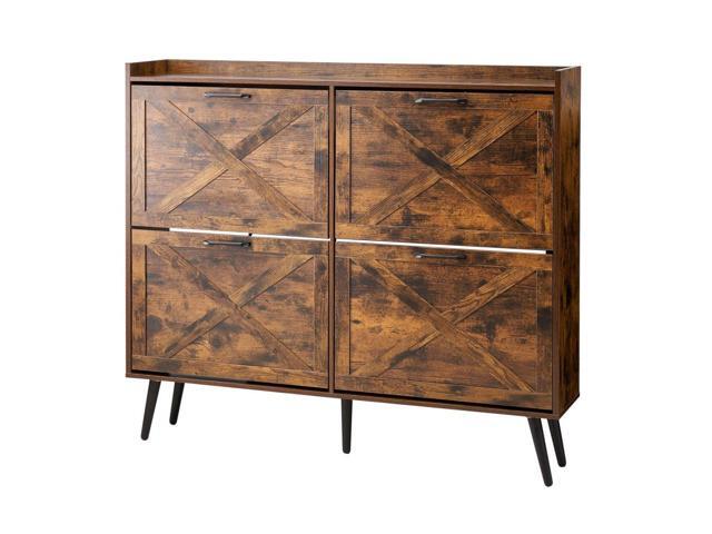 Click here for VEVOR Shoe Cabinet with 4 Flip Drawers  Farmhouse... prices