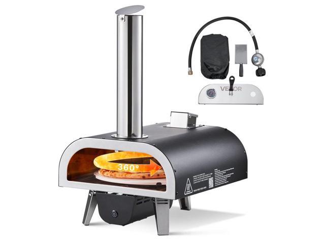 Click here for VEVOR Dual Fuel Pizza Oven Outdoor  12 in Wood Fir... prices