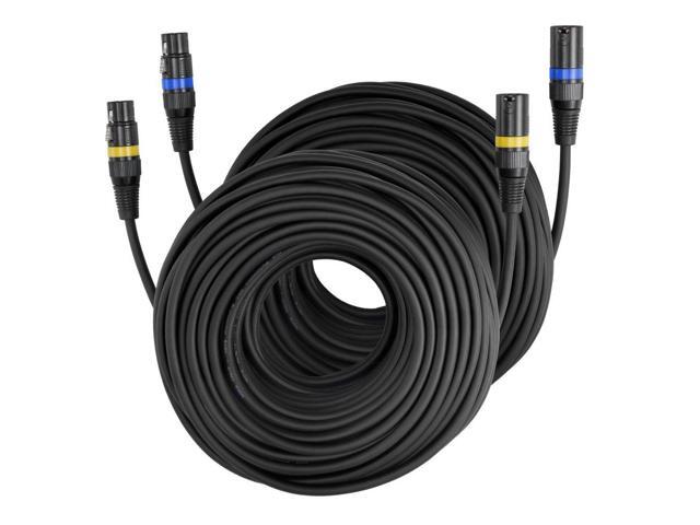 Click here for VEVOR XLR Cable 100 ft  2 Pack  Shielded Balanced... prices