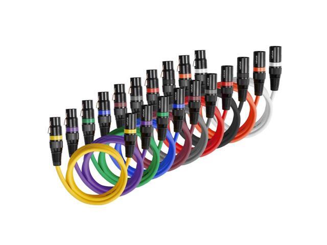 Click here for VEVOR XLR Cable 6.5 ft  10 Pack  Shielded Balanced... prices