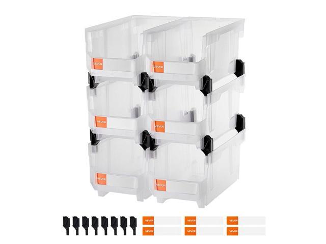 Click here for VEVOR Plastic Stackable Storage Bins  14.8 x 8.5 x... prices