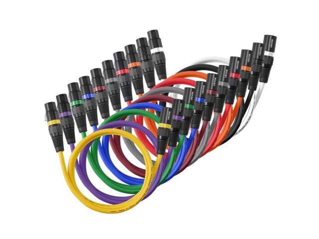Click here for VEVOR XLR Cable 3.3 ft  10 Pack  Shielded Balanced... prices