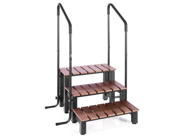 Click here for VEVOR Hot Tub Steps with Handrail  3-Step Spa Outd... prices