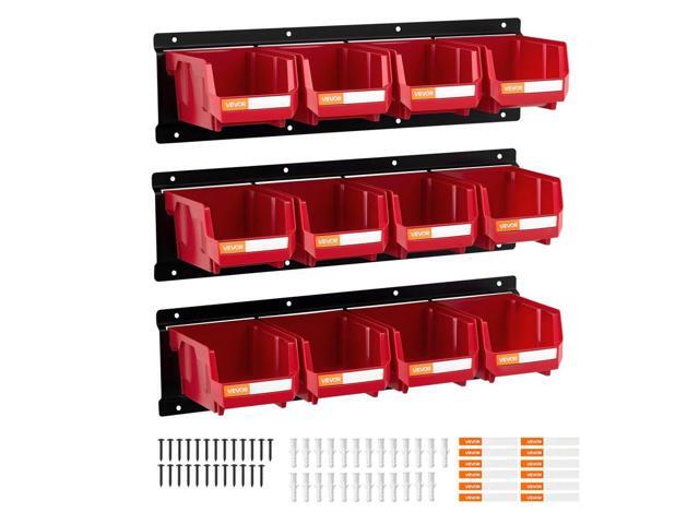Click here for VEVOR Wall Mounted Storage Bins  12 Plastic Bins &... prices