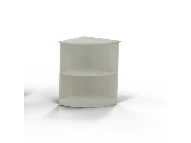 Click here for Bookcase (2 Shelf 1/4 - Round)  Textured Sea Salt prices