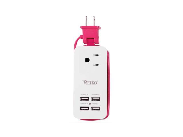 Click here for Reiko 4.1 Amp 4 Usb Home Wall Charging Station In... prices