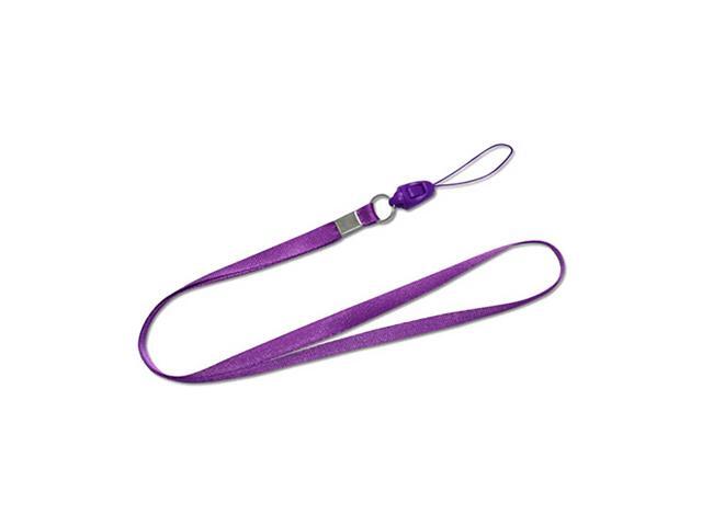 Click here for REIKO LONG LANYARD STRAP CLIP IN PURPLE prices
