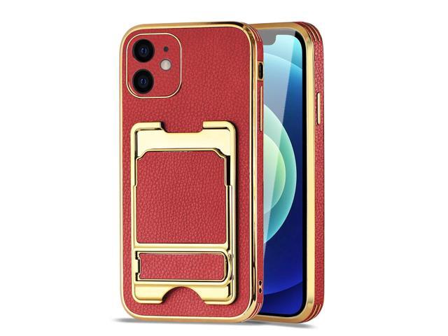 Click here for Reiko IPHONE 12 Leather Case with Card Holder In R... prices