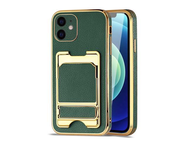 Click here for Reiko IPHONE 12 Leather Case with Card Holder In G... prices