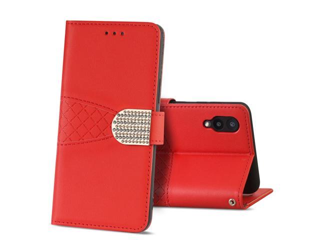 Click here for Reiko Samsung Galaxy A02 3-In-1 Wallet Case In Red prices