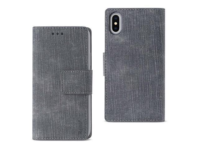 Click here for REIKO iPhone X/iPhone XS DENIM WALLET CASE WITH GU... prices