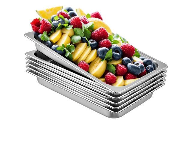 Click here for VEVOR 6 Pack Steam Table Pans 20.9 x 12.8 x 2.6 In... prices