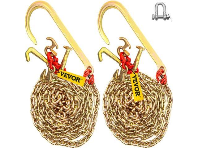 Click here for VEVOR J Hook Chain  5/16 in x 10 ft Bridle Tow Cha... prices