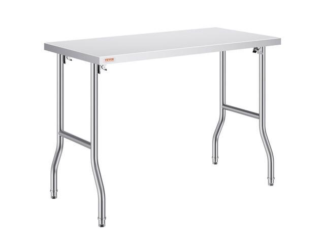 Click here for VEVOR Folding Commercial Prep Table  48 x 24 Inch... prices