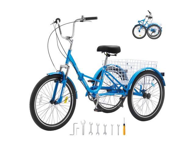 Click here for VEVOR Folding Adult Tricycle  24-Inch 7-Speed Adul... prices