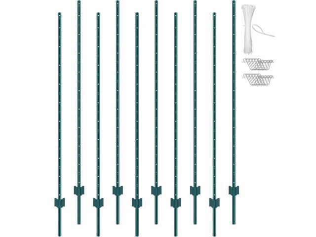 Click here for VEVOR 6 Feet Fence Post  10 Pack U-Channel Heavy D... prices