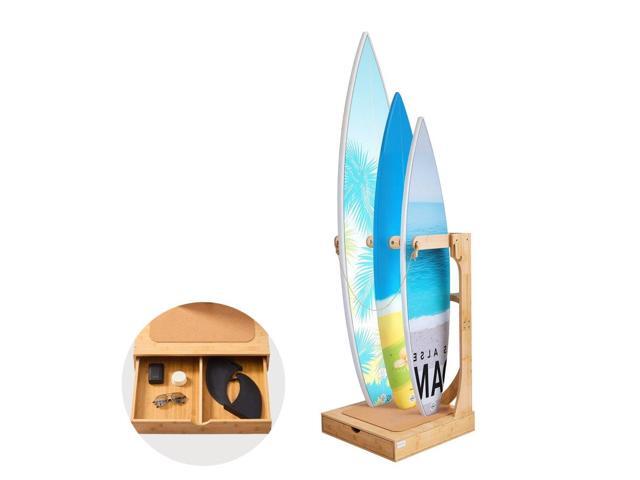 Click here for VEVOR Vertical Surfboard Stand  3 Tiers Wooden Sur... prices
