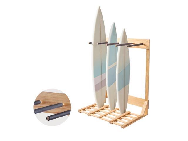 Click here for VEVOR Vertical Surfboard Stand  4 Tiers Wooden Sur... prices