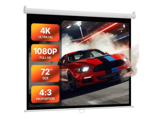 Click here for VEVOR Manual Projector Screen  72 inch 4:3 4K 1080... prices