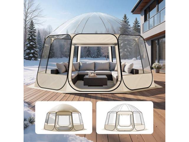 Click here for VEVOR Pop up Bubble Tent  15 x 13.8 ft Waterproof... prices